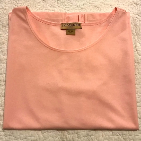 Notations | Tops | Notations Soft Pink Tank Top 2x | Poshmark